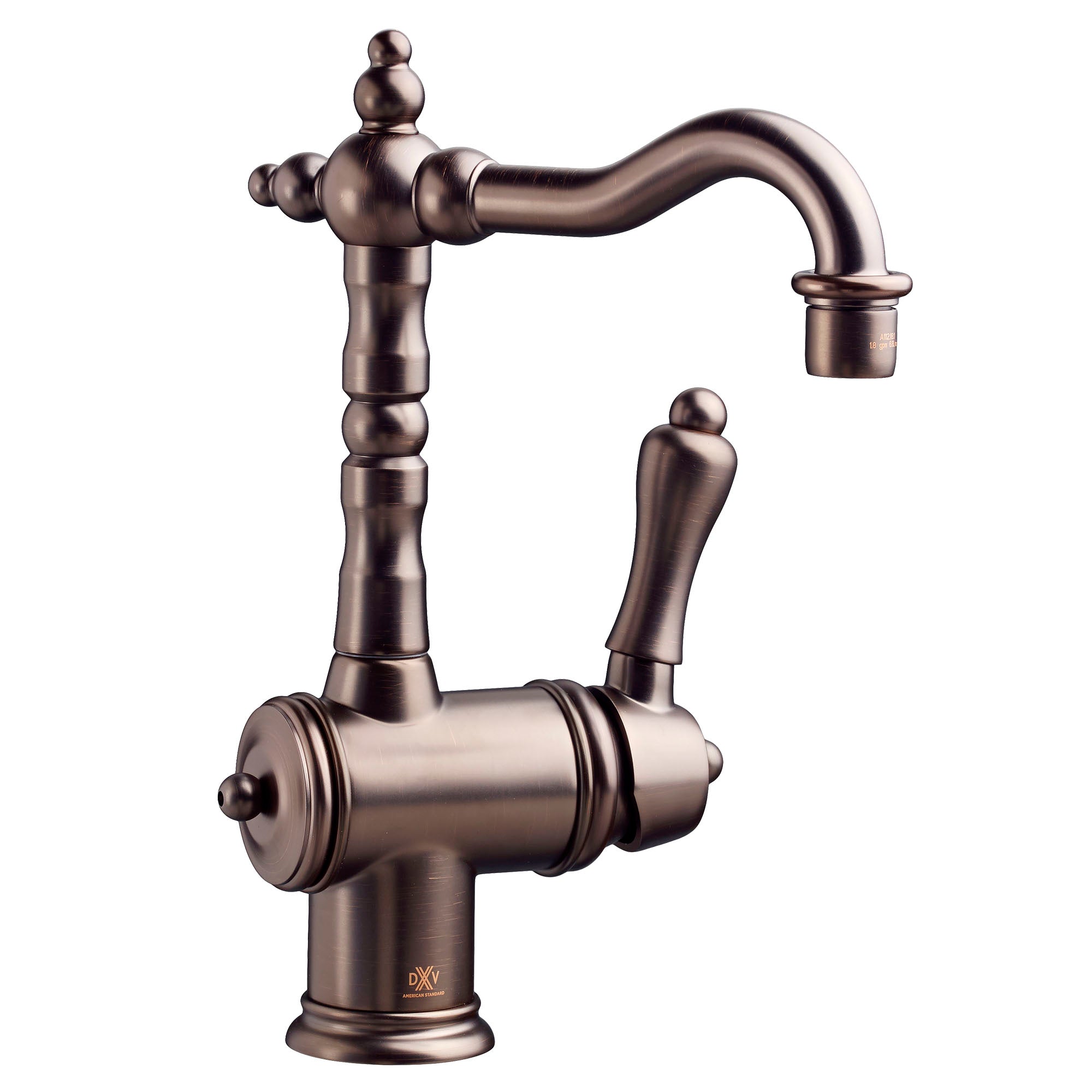 Victorian Single Handle Bar Faucet With Lever Handle In Carbon Bronze ...