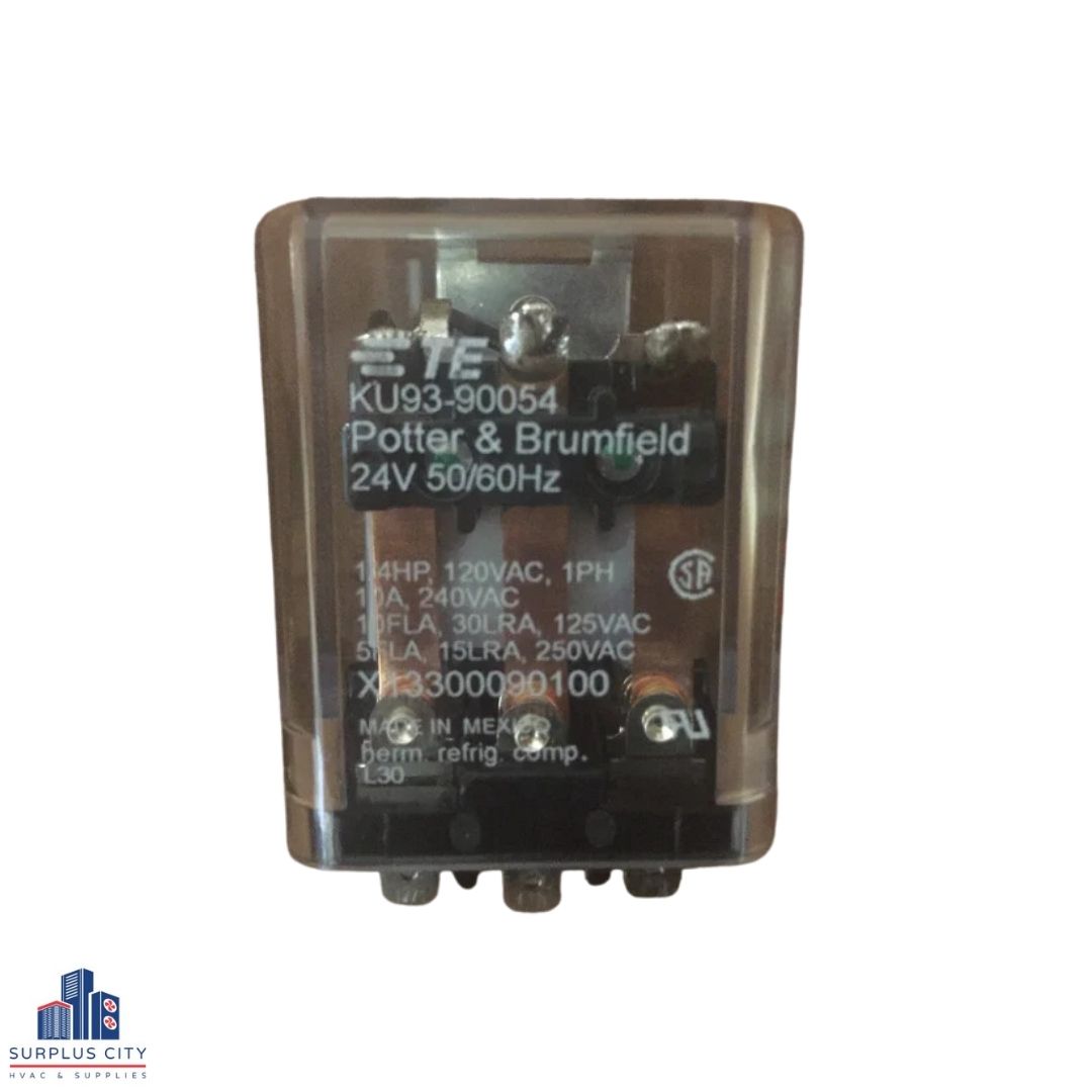 POTTER & BRUMFIELD KU93-900054 CONTROL RELAY 3PDT 212276 – Surplus City ...