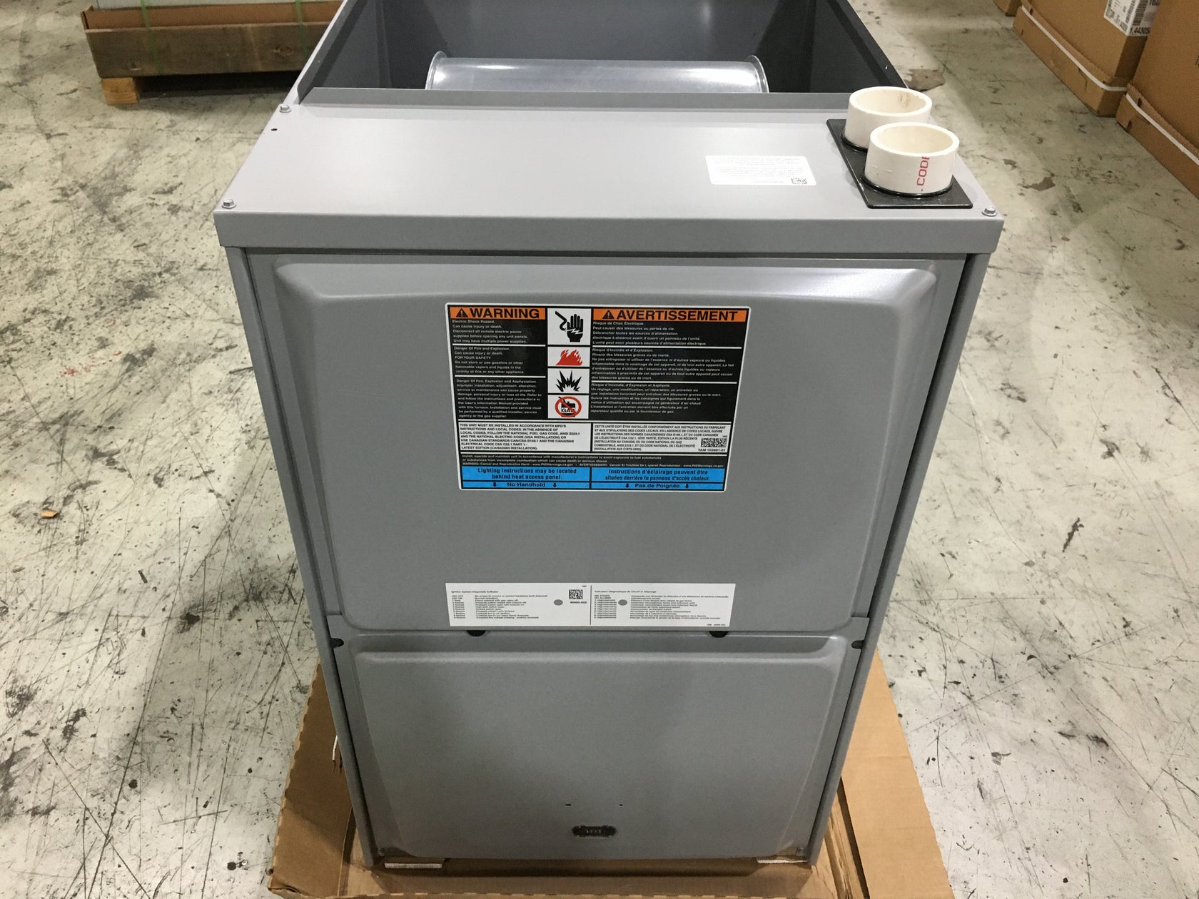 110000 Btu Single-Stage Downflow PSC Multi Speed Gas Furnace 92% Afue ...