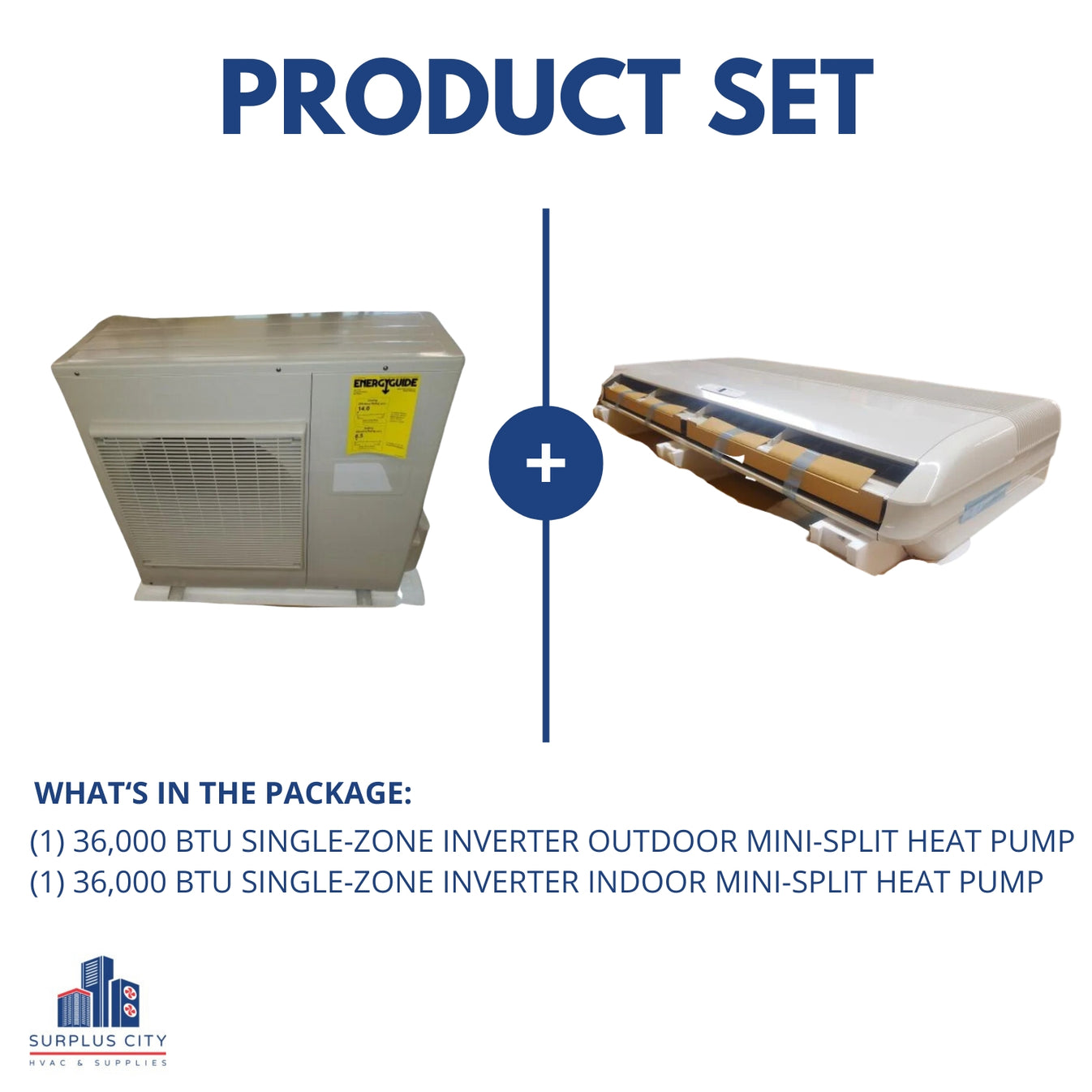 36,000 BTU "CLASSIC" SERIES SINGLE-ZONE INVERTER MINI-SPLIT HEAT PUMP ...