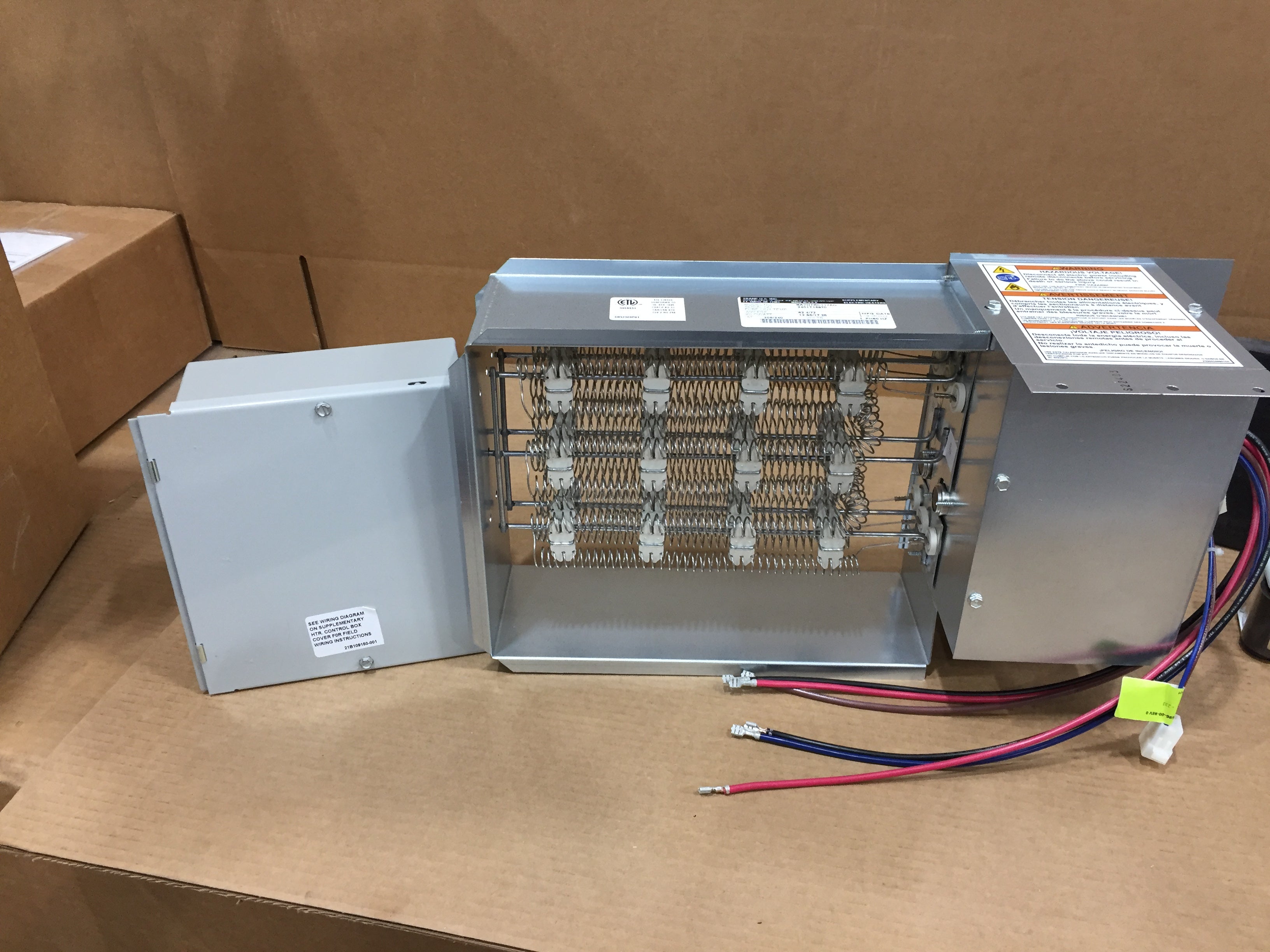 12-18 kW Electric Heat Kit 208-240/60/1 W/ Fuse Box – Surplus City