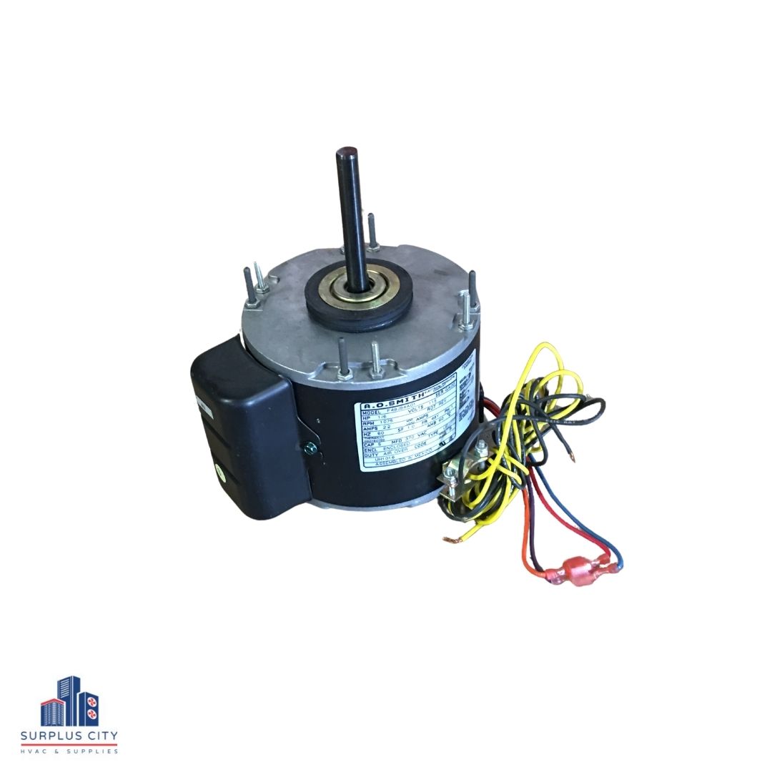 1/6 HP Electric Fan/Blower Motor 115/60/1 1075RPM Rev – Surplus City