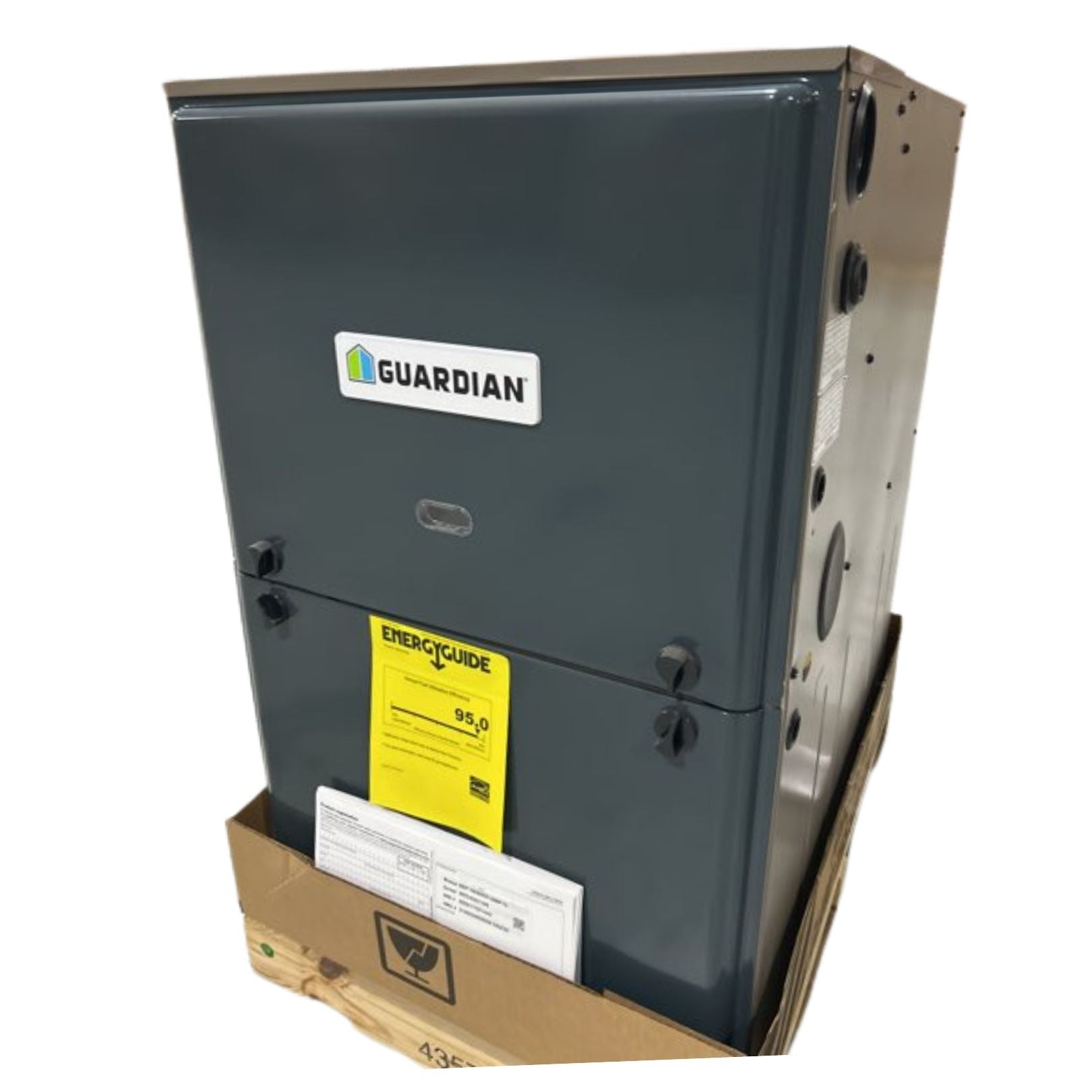 80,000 BTU ECM Motor Multi-Position Natural Gas Furnace, 95.5% 1600 CF ...