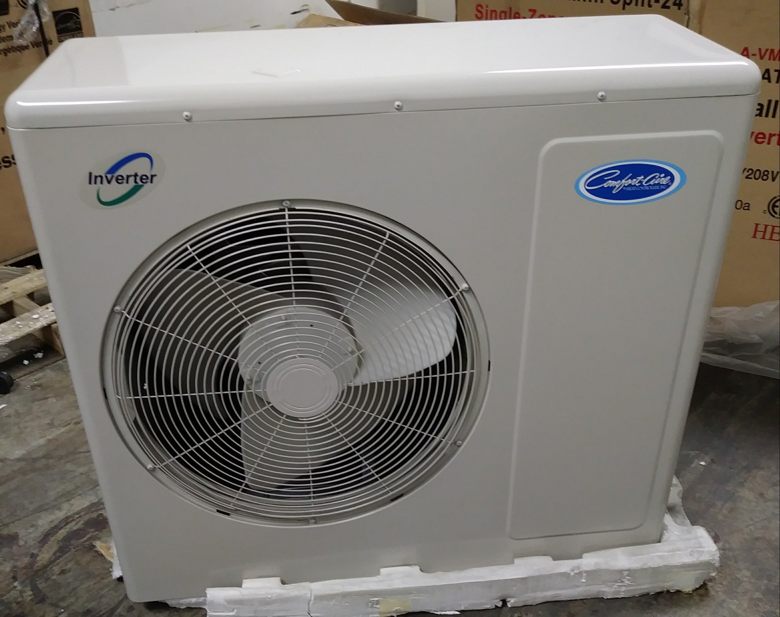 2 Ton Single-Zone Inverter Outdoor Mini-Split Heat Pump Unit, 17 Seer ...