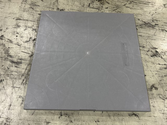 32 x 32 x 2 inch Thick Gray Plastic Equipment Pad – Surplus City